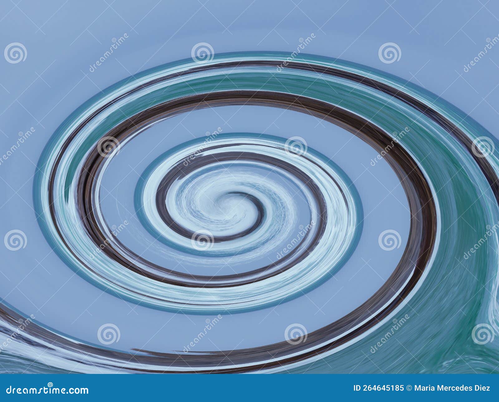 Background of an Abstract Wave of Concentric Circles Stock Illustration ...