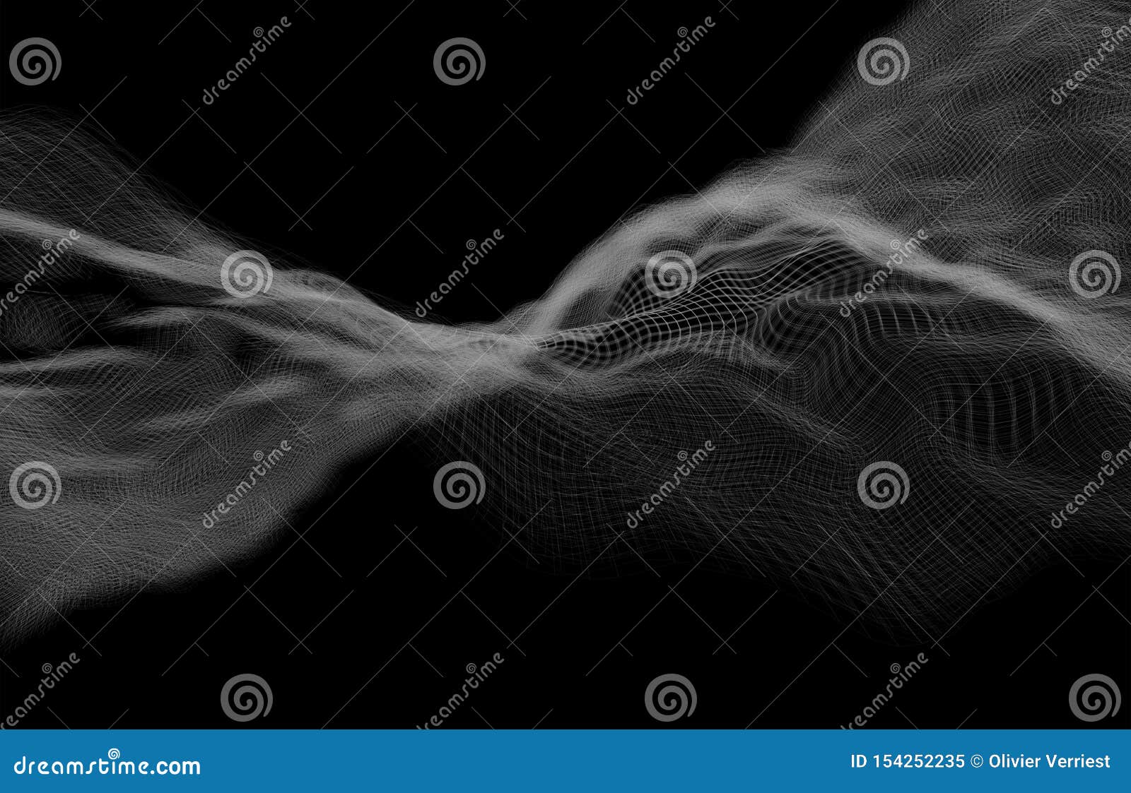 Background Abstract Wave Digital White Ripple Stock Image - Image of ...
