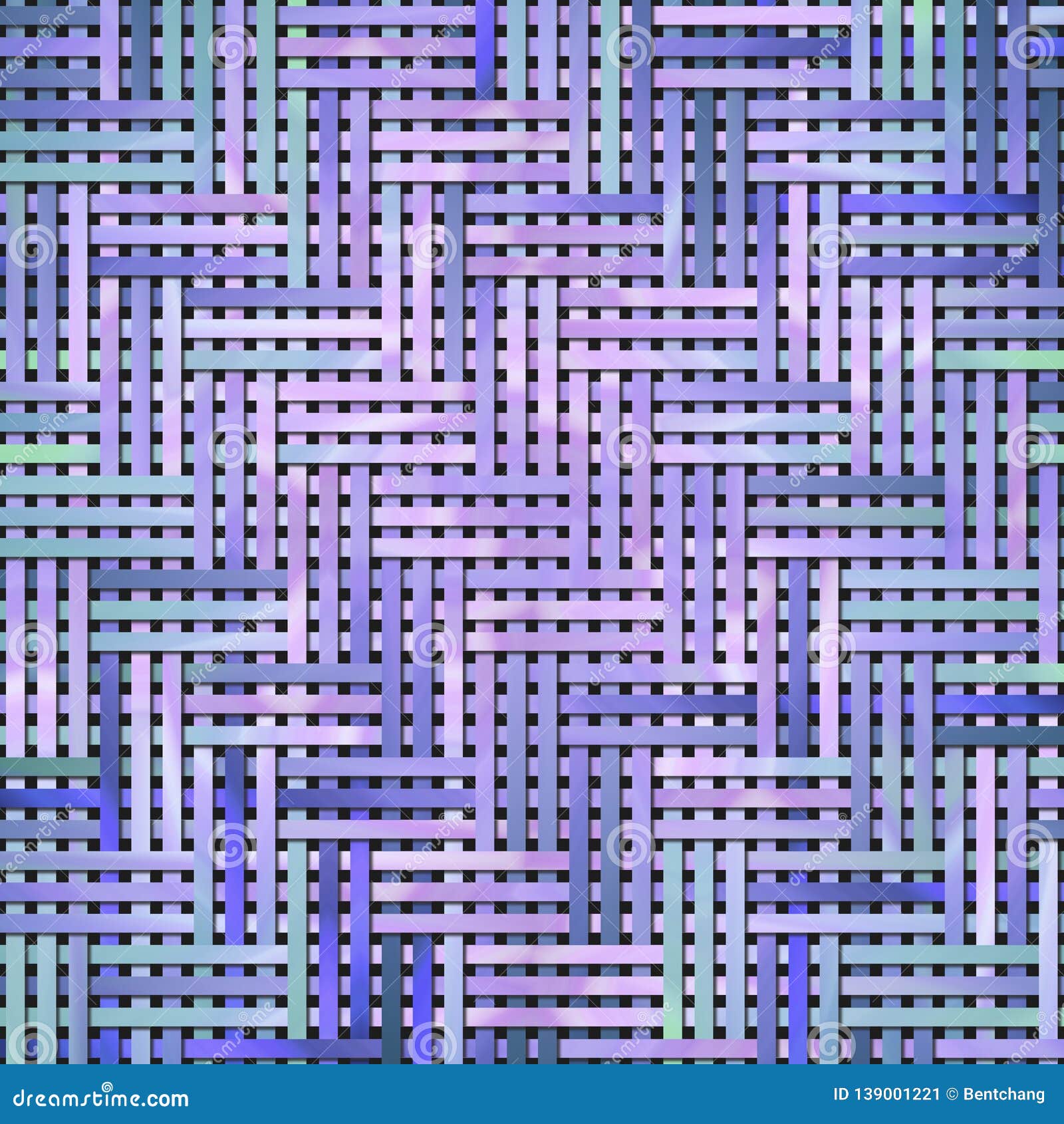 Abstract Conceptual Woven Mat or Rattan Virtual Geometric Pattern. for ...