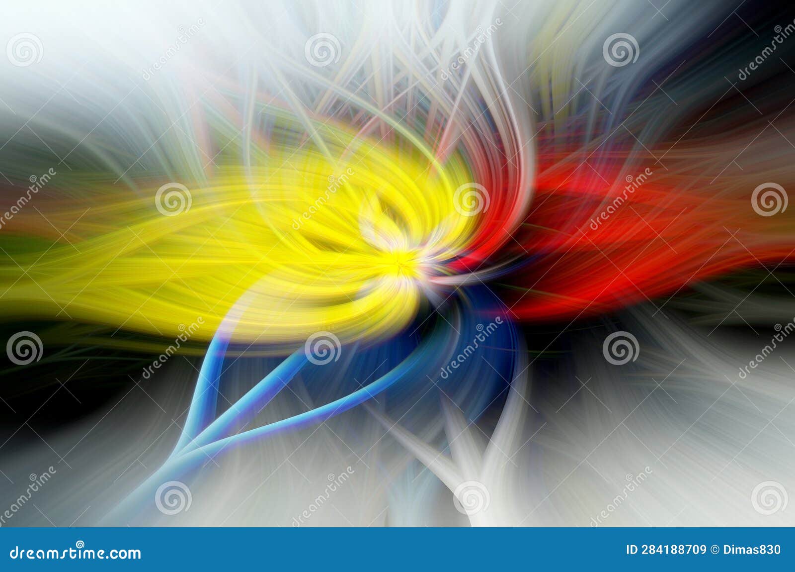 Background Abstraction for Designer Colored Lines Twisting Stock ...