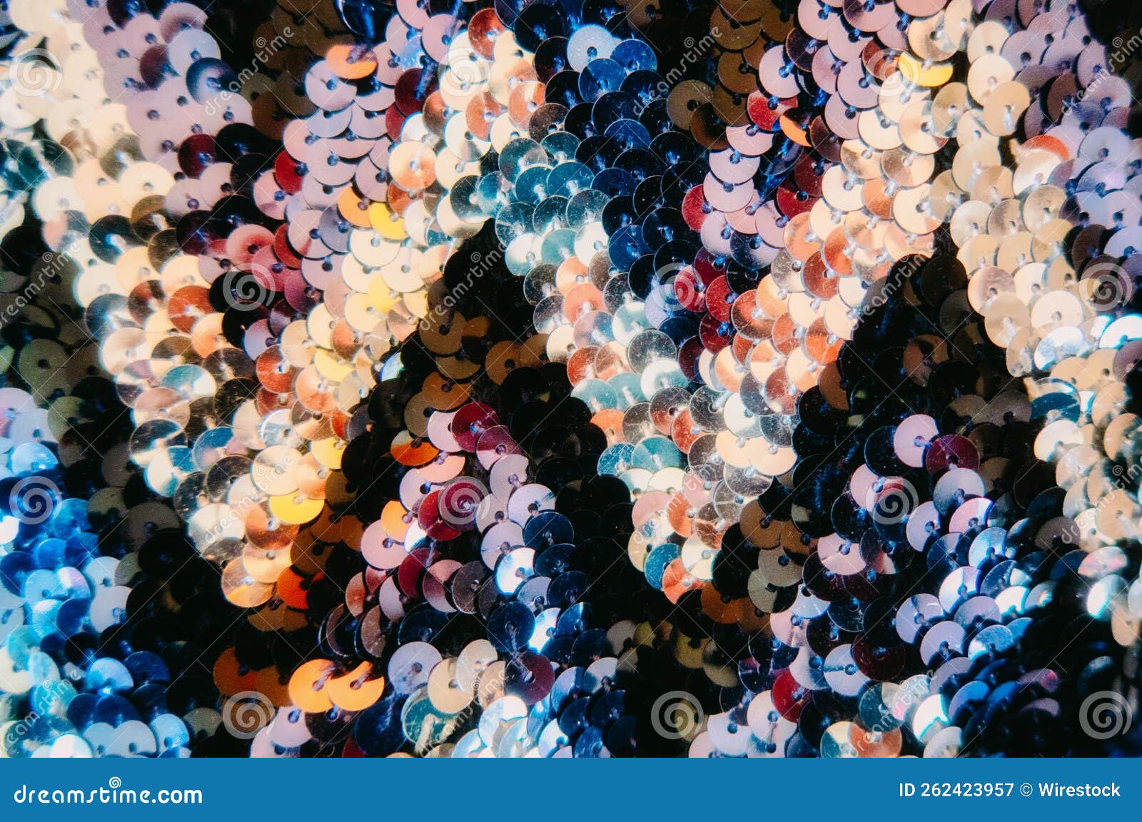 Background Aesthetic Texture with Sequin Glitter Stock Image - Image of ...