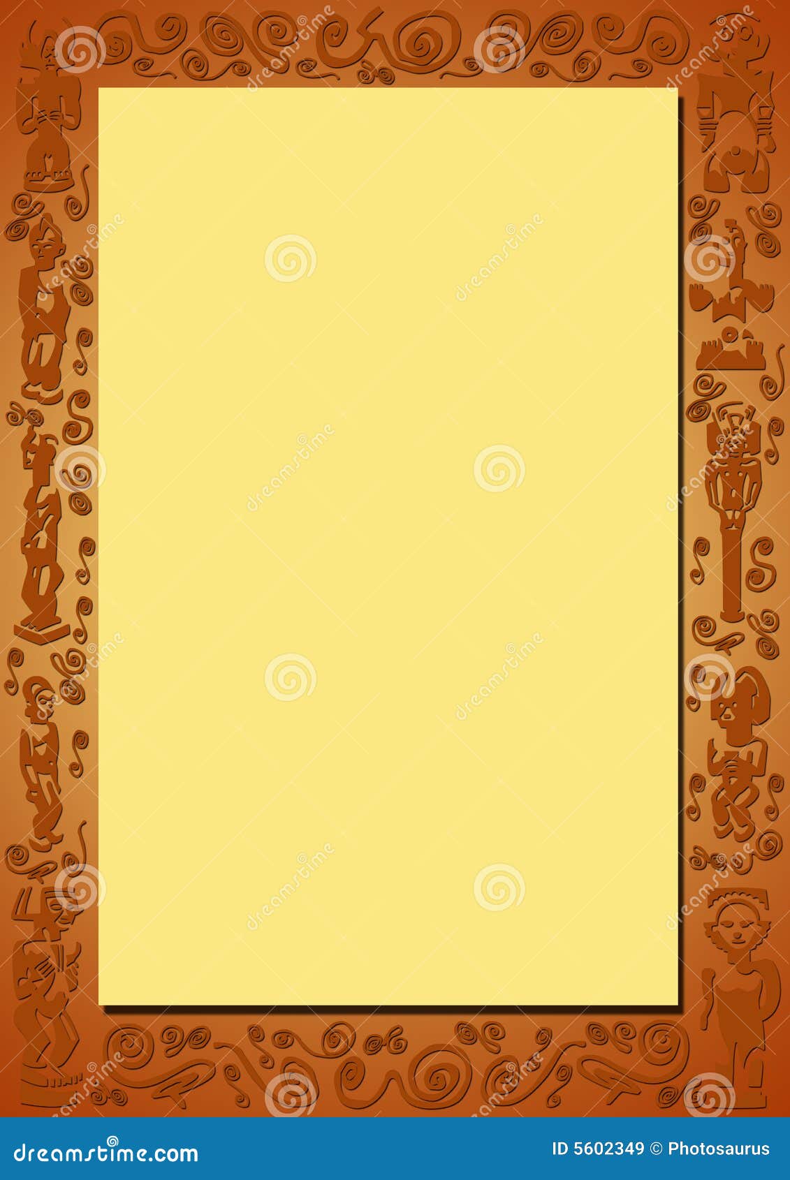 African Colorful Borders And Frames