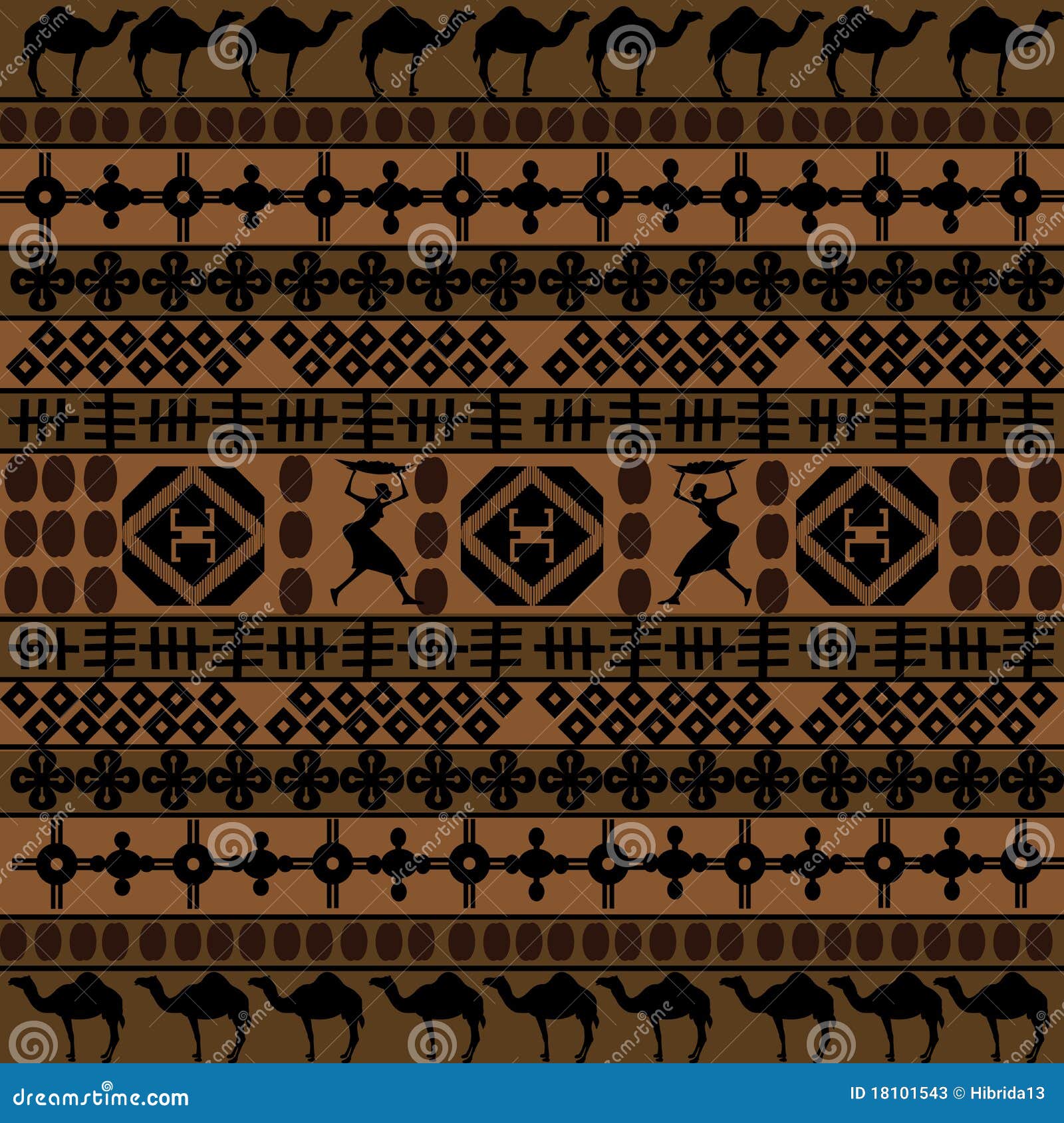 African Motifs Background Stock Image | CartoonDealer.com #40645303