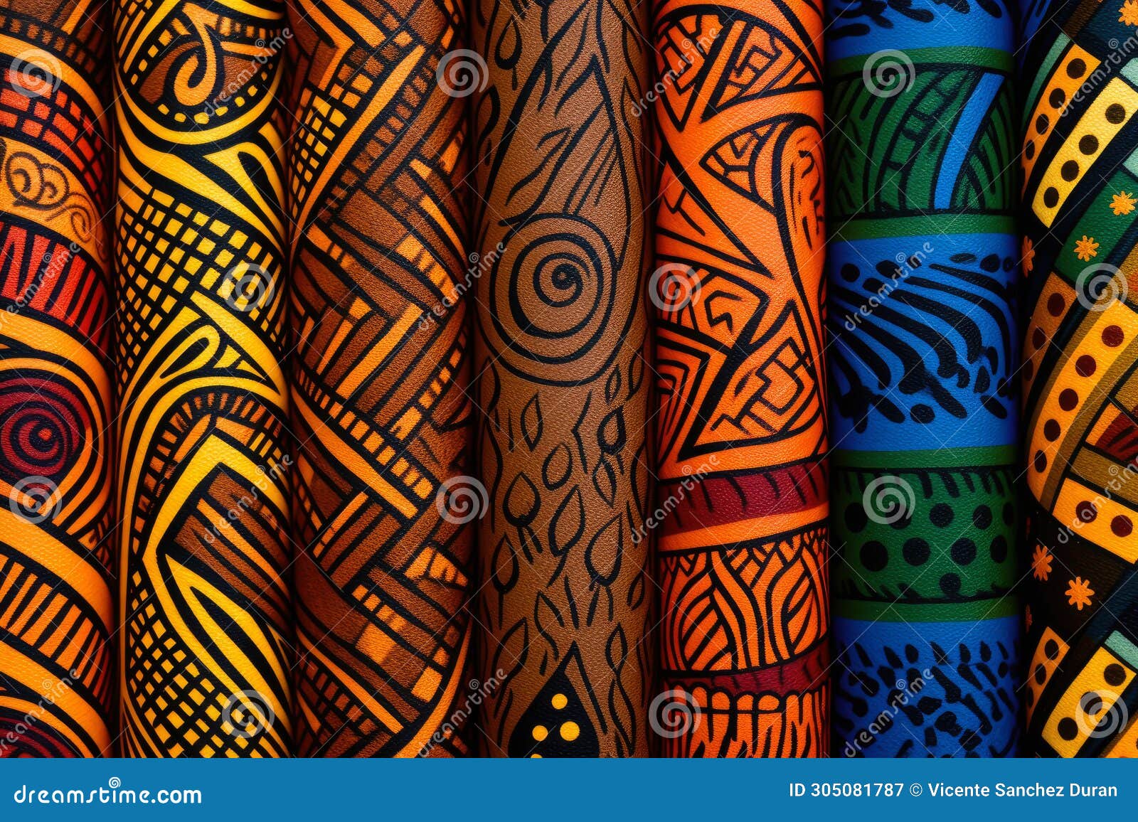 Background with African Patterns African Colors, Black History Month ...