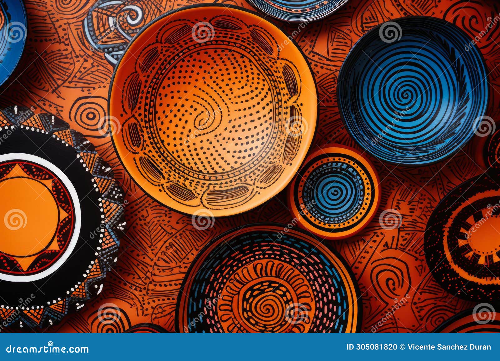 Background with African Patterns African Colors, Black History Month ...