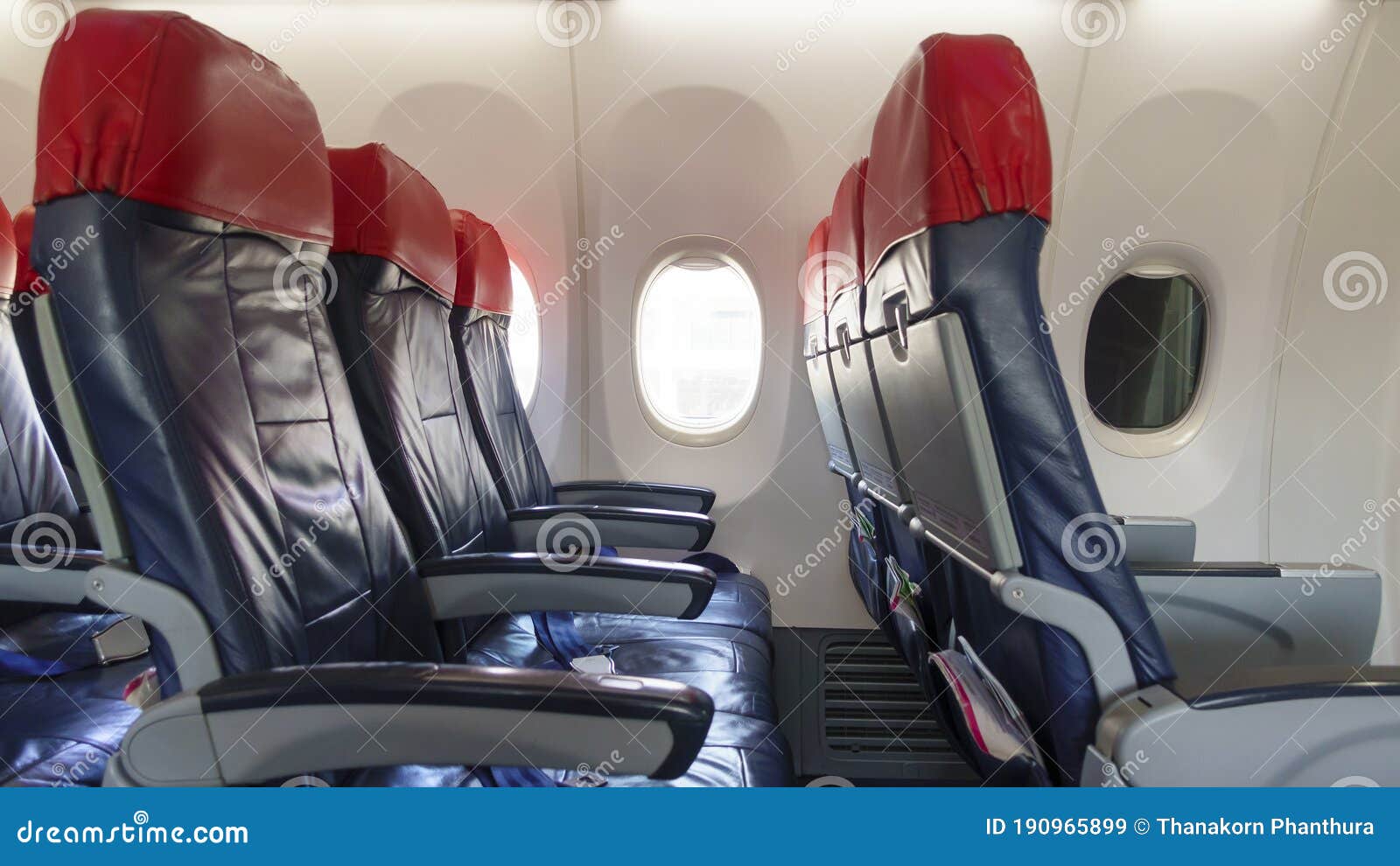 Background of Airplane Row Empty Seats Onboard , Travel and ...