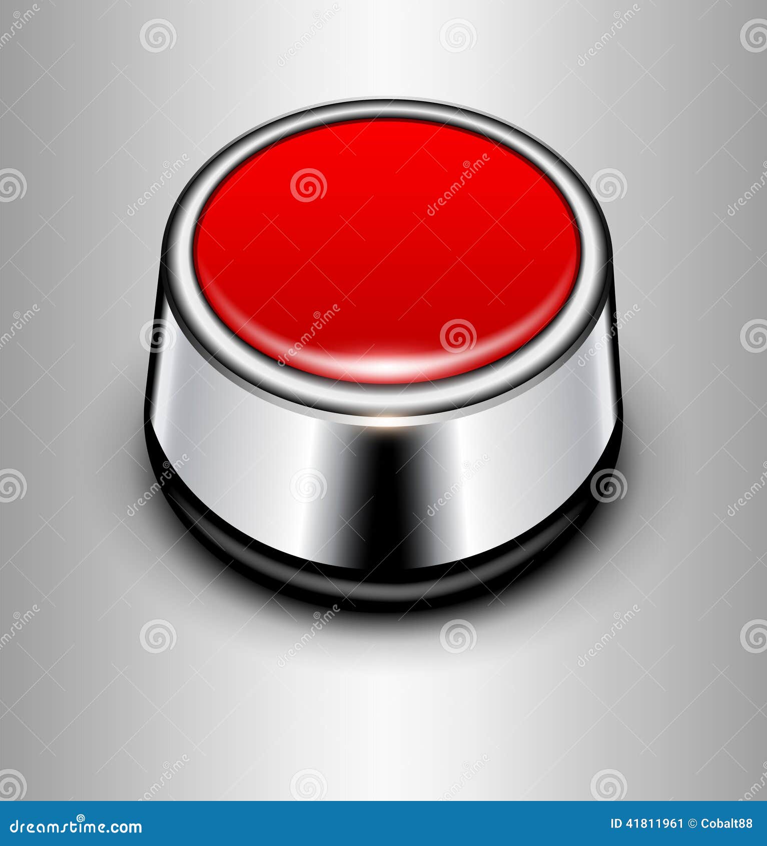 Background with Alarm Button Stock Vector - Illustration of metal ...