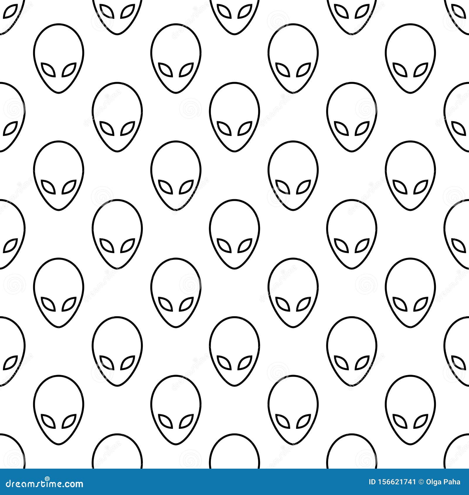 Background Alien Romb Contour Stock Vector - Illustration of icon ...