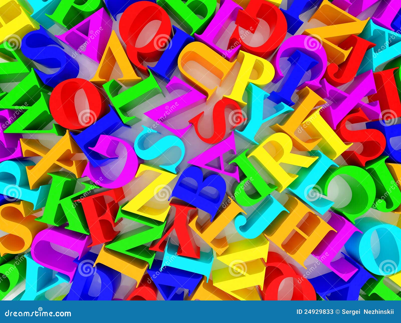 Background of alphabets stock illustration. Illustration of render ...