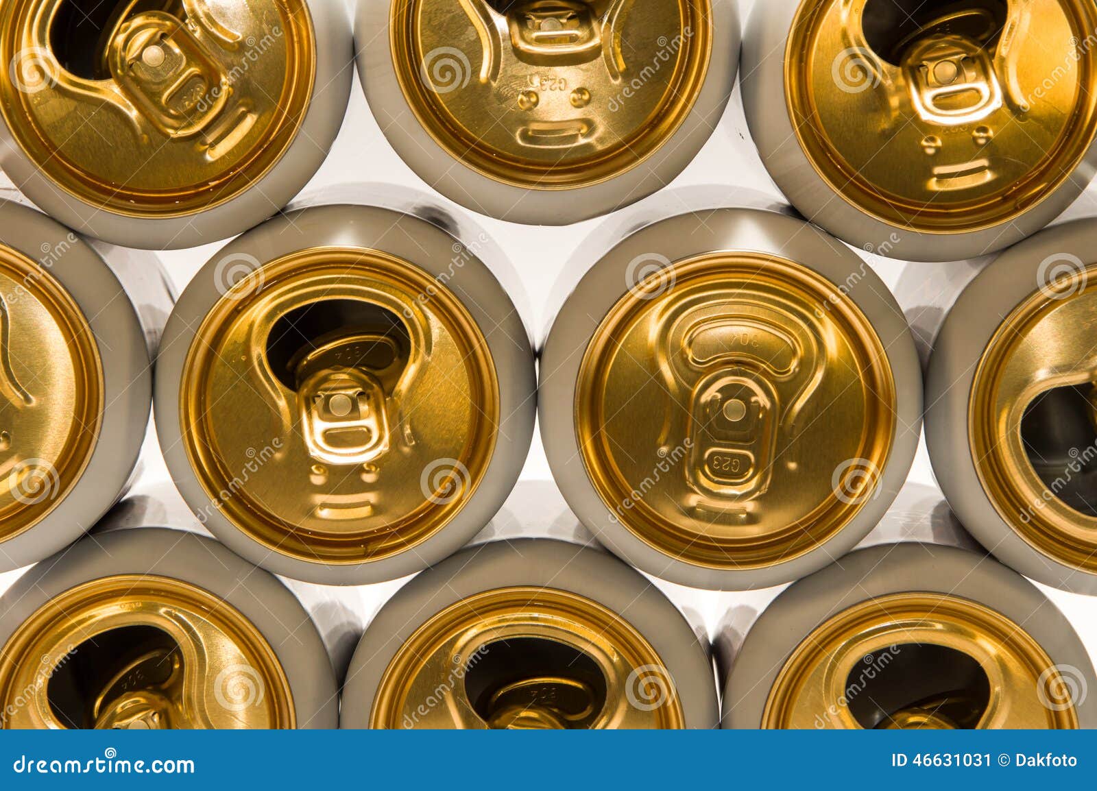 Background of Aluminum Cans for Drinks. Stock Image - Image of isolated ...