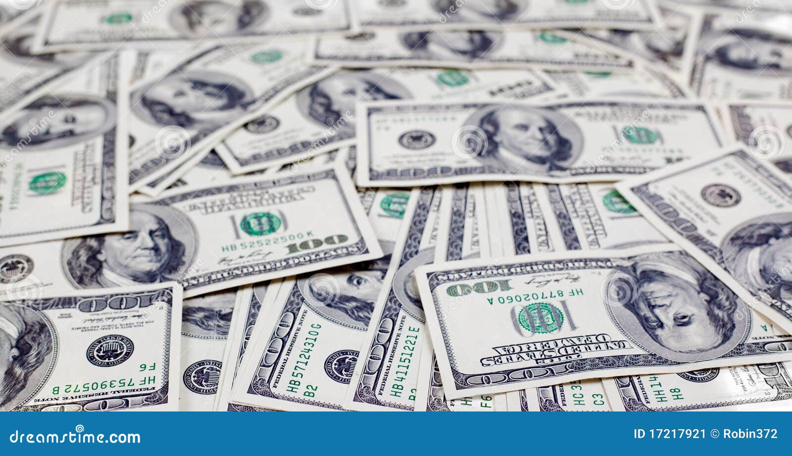 Background with American Dollar Bills Stock Image - Image of finance ...