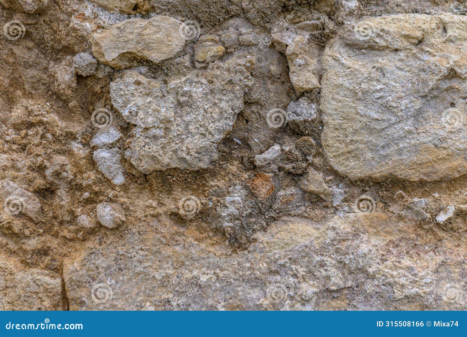 Background of Ancient Brick Wall. Texture of Old Amphitheater Stone ...