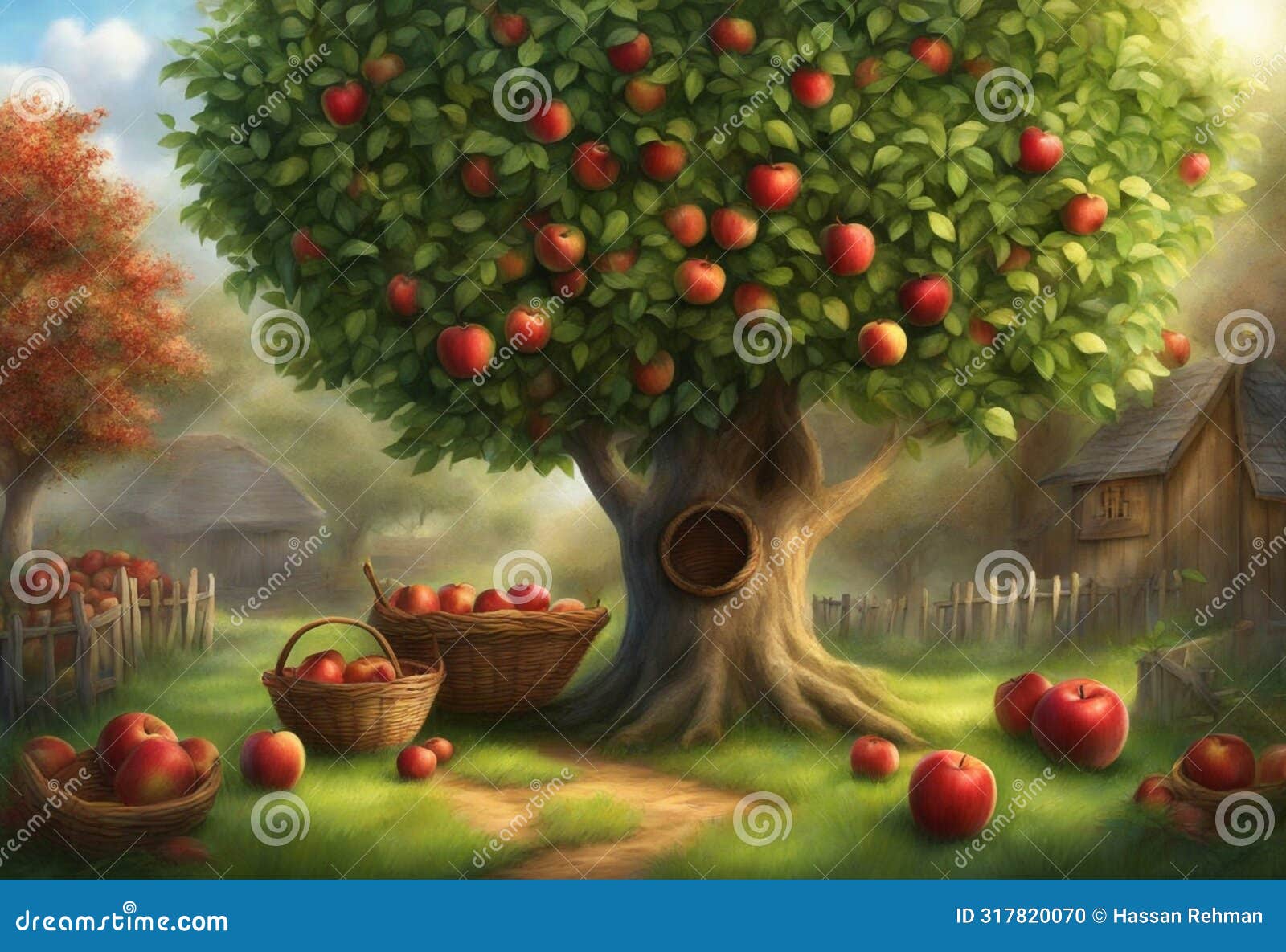 Background Apple Tree : Create 3d Animation As Liam S Intentions ...