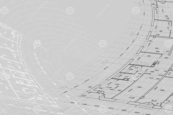 Background of Architectural Drawing Stock Illustration - Illustration ...