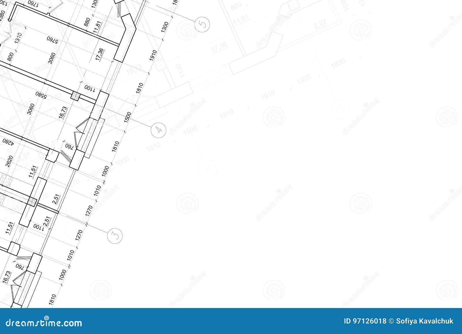 Background of Architectural Drawing Stock Illustration - Illustration ...