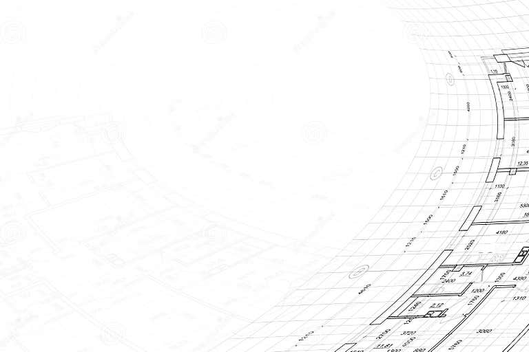 Background of Architectural Drawing Stock Illustration - Illustration ...