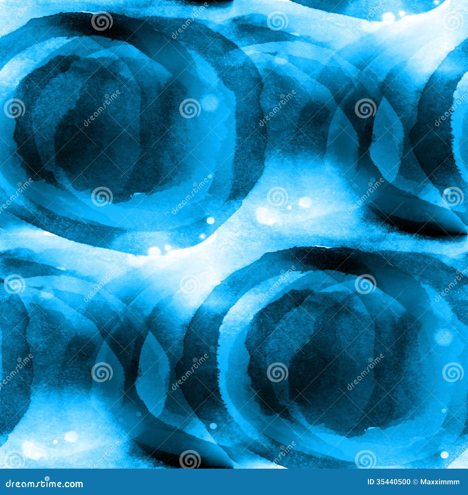 Background Art Blue Watercolor Seamless Texture Stock Illustration ...