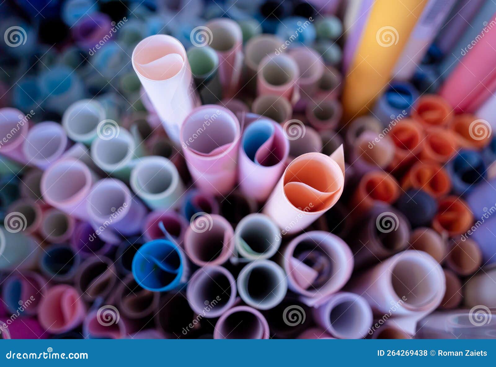 Background of Assorted Colored Wrapping Paper Set Stock Photo - Image ...