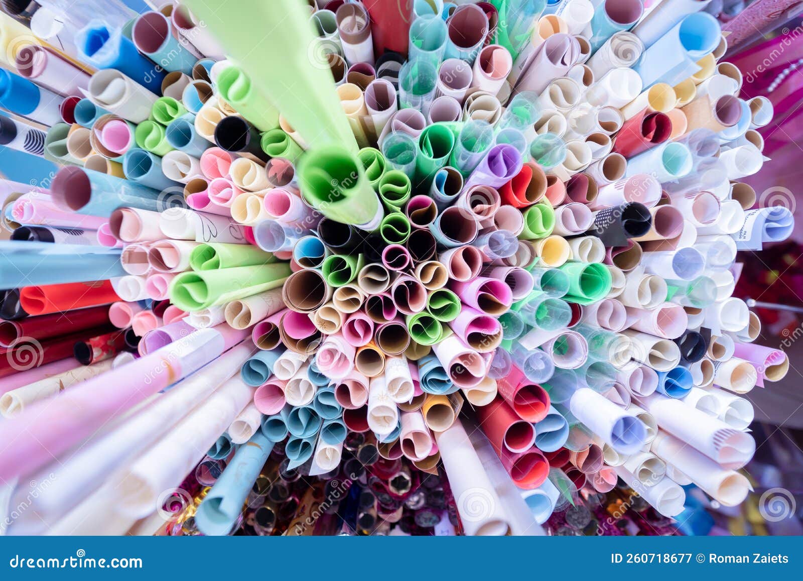 Background of Assorted Colored Wrapping Paper Set Stock Image - Image ...