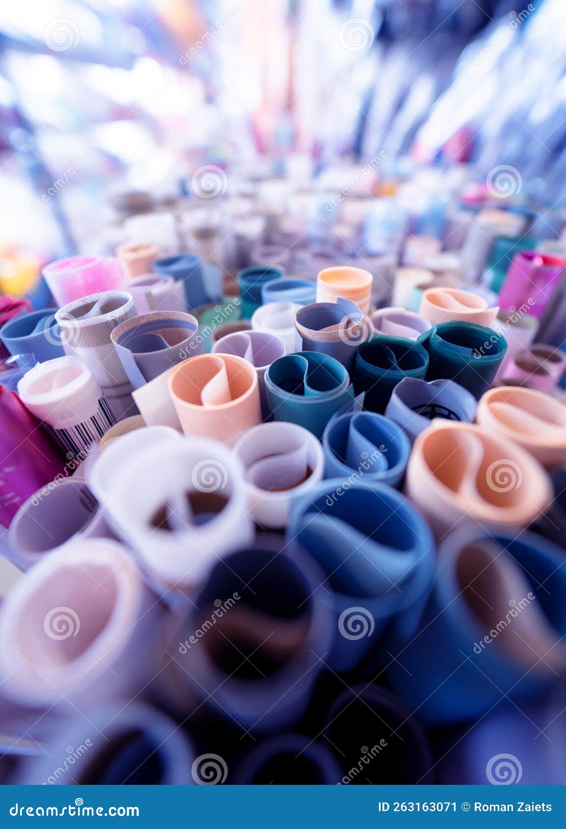 Background of Assorted Colored Wrapping Paper Set Stock Image - Image ...