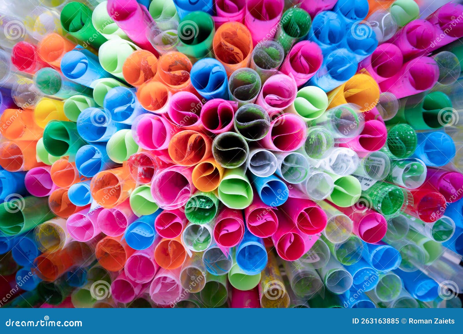 Background of Assorted Colored Wrapping Paper Set Stock Image - Image ...