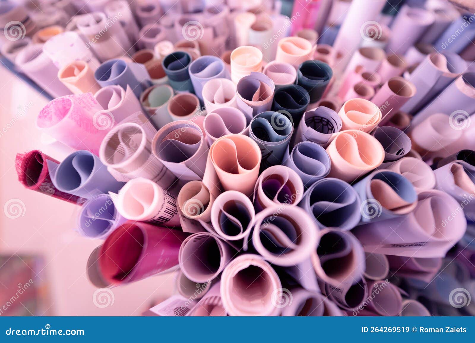 Background of Assorted Colored Wrapping Paper Set Stock Image - Image ...