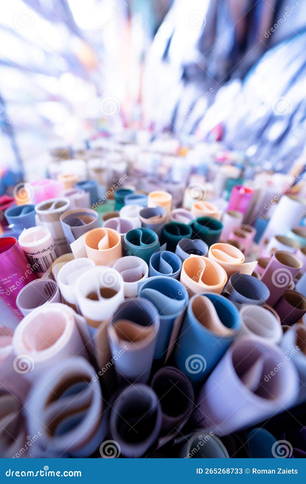 Background of Assorted Colored Wrapping Paper Set Stock Image - Image ...