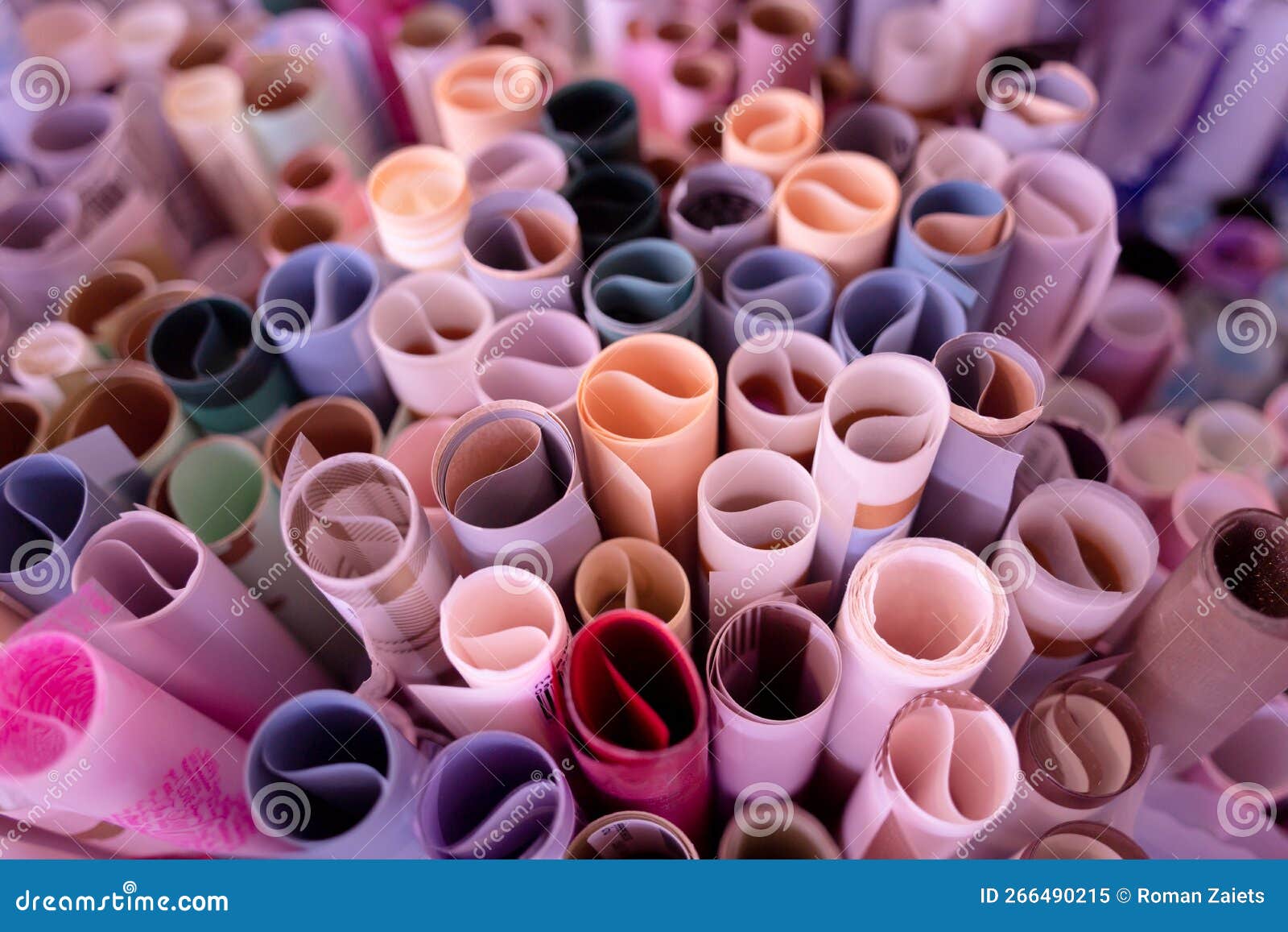 Background of Assorted Colored Wrapping Paper Set Stock Image - Image ...