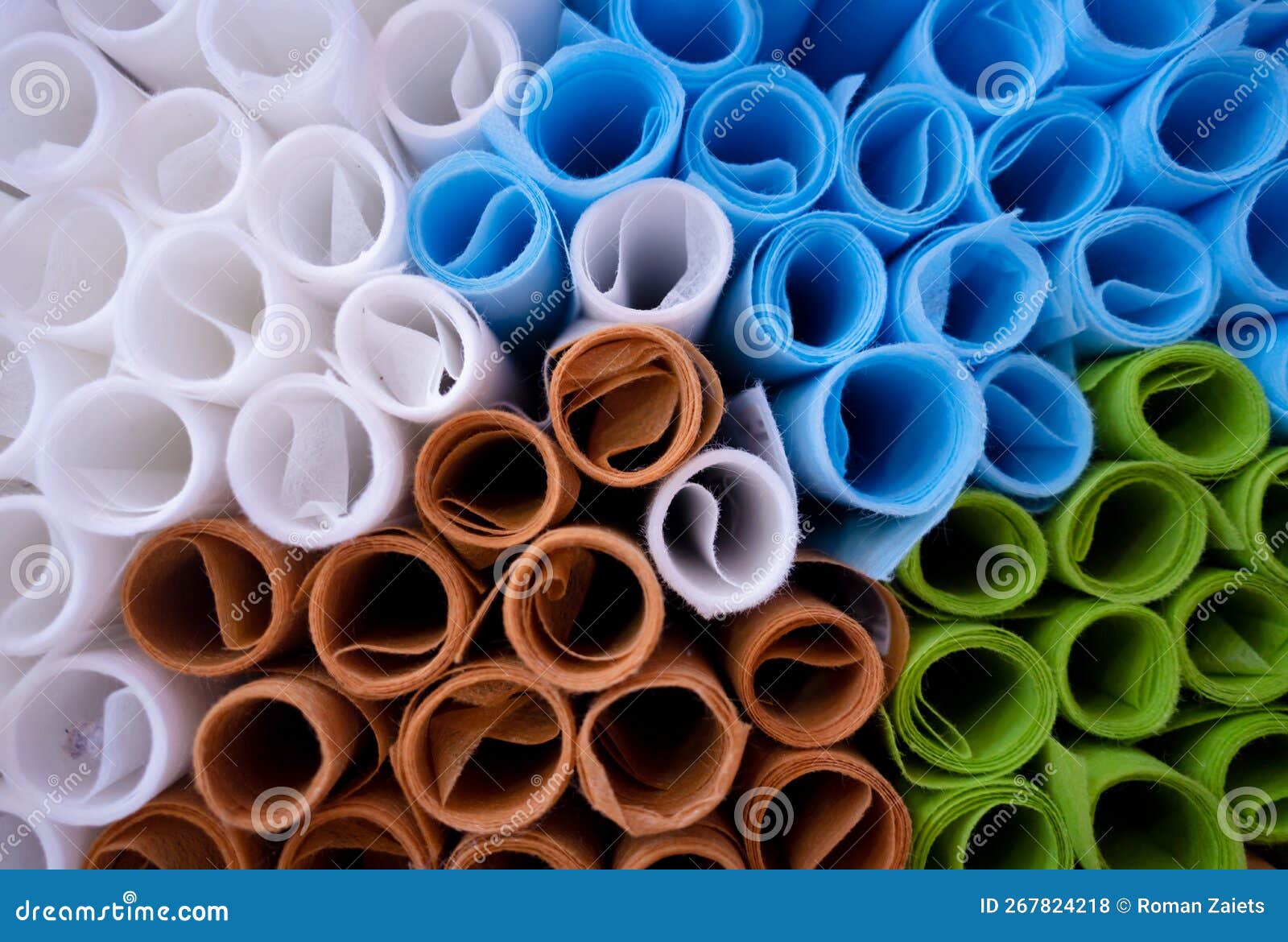 Background of Assorted Colored Wrapping Paper Set Stock Photo - Image ...