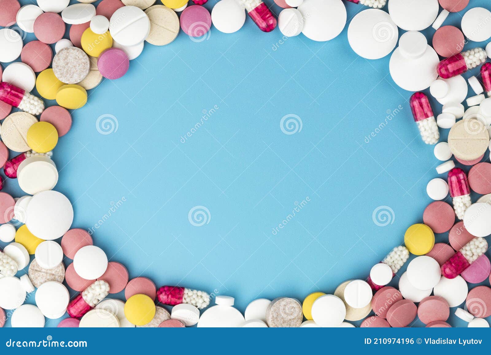 Background of Assorted Pharmaceutical Capsules and Medication in ...