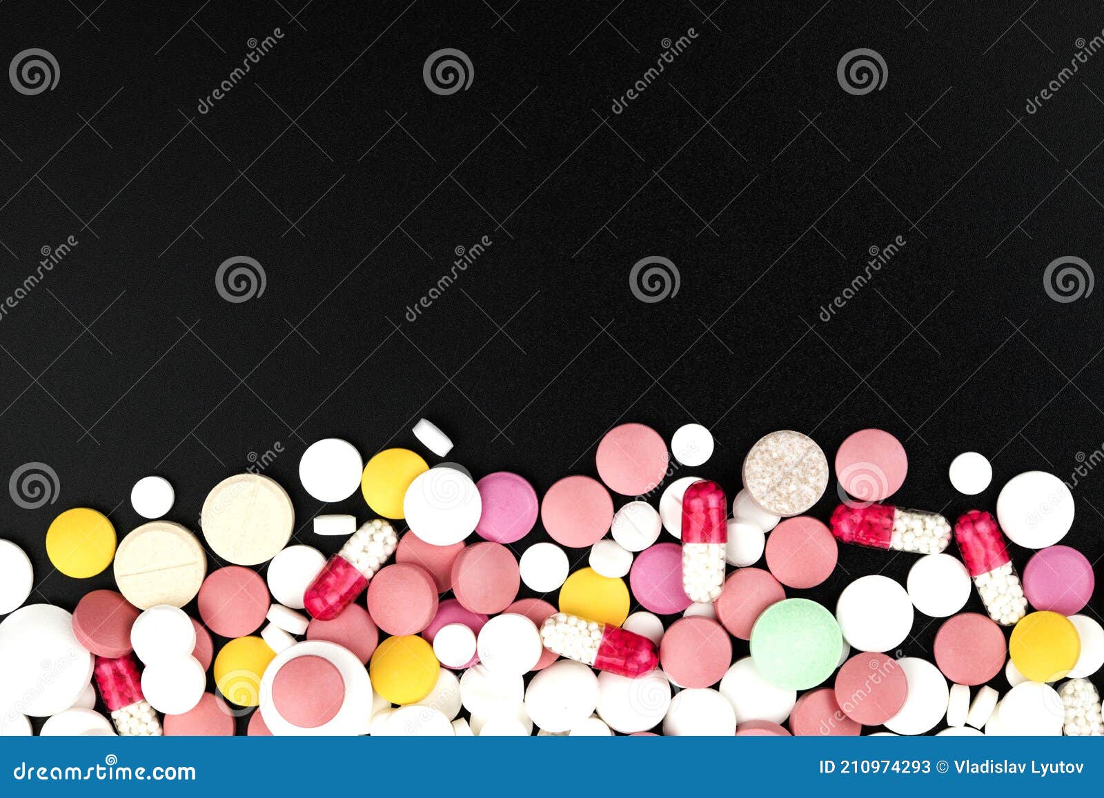 Background of Assorted Pharmaceutical Capsules and Medication in ...