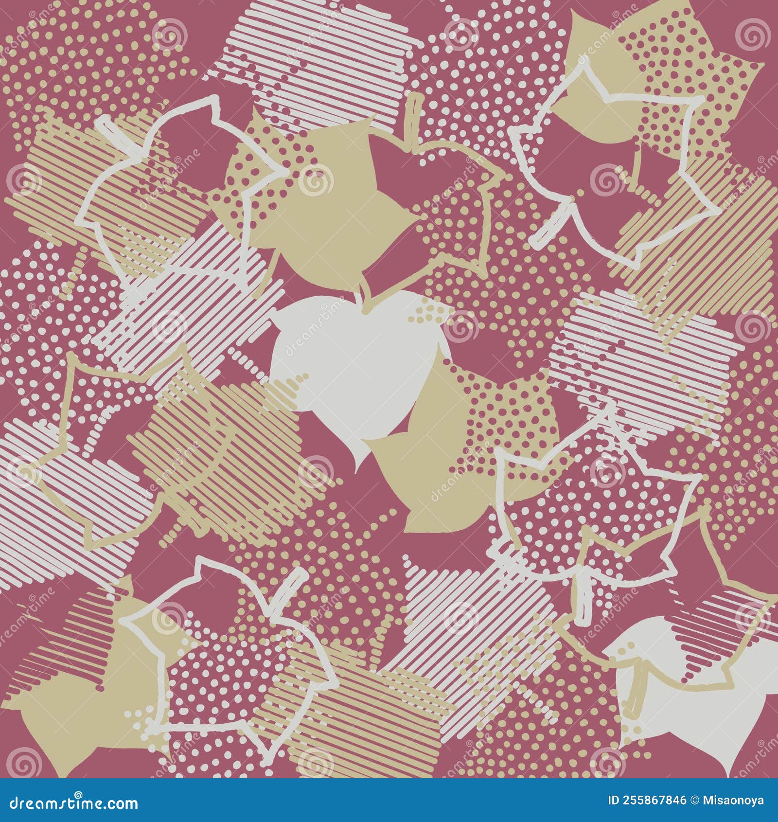 Background of Autumn Color Leaves Stock Vector - Illustration of ...