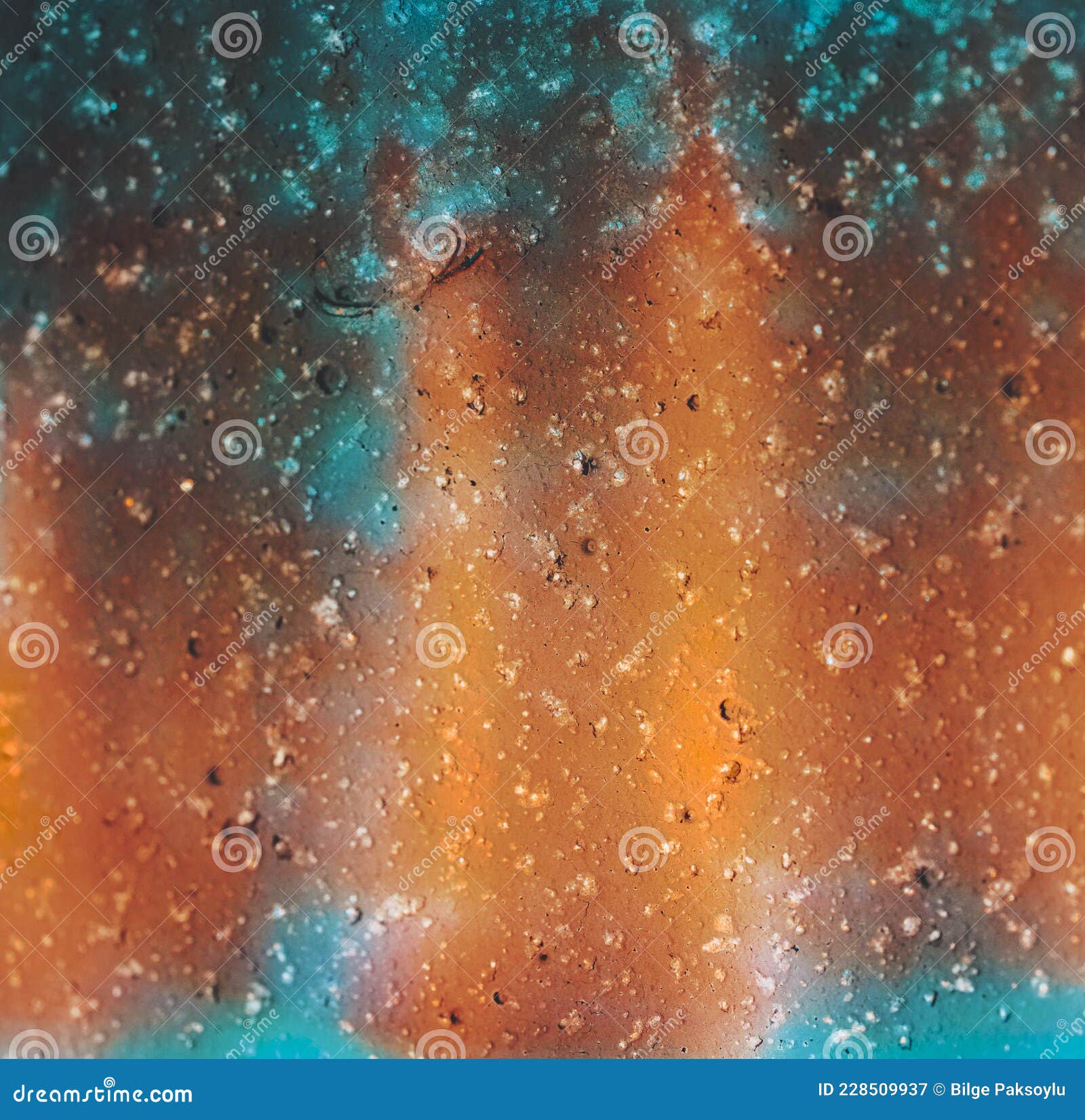 Colourful Gradient Glass Reflections on a Wall Stock Image - Image of ...