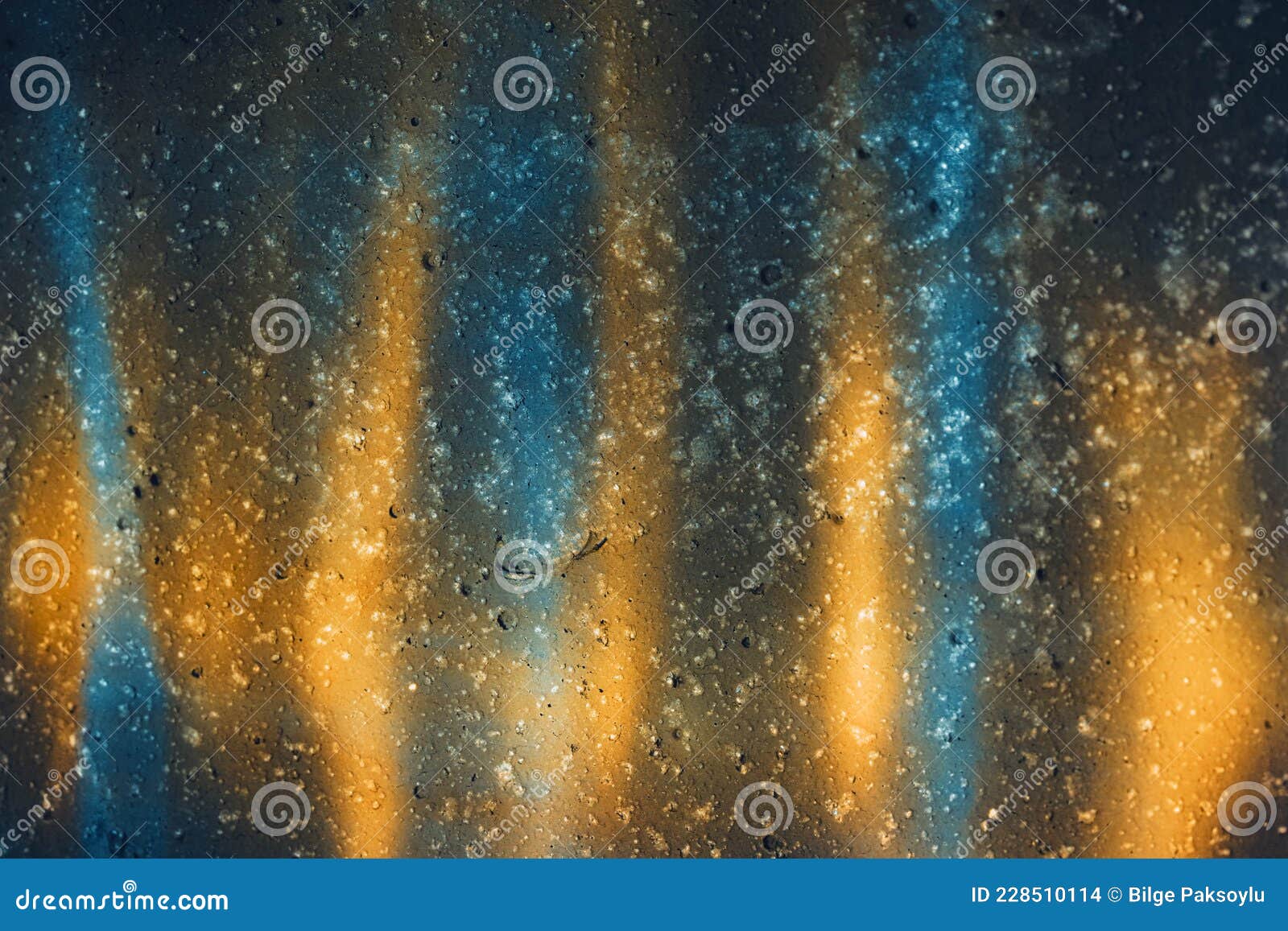 Colourful Gradient Glass Reflections on a Wall Stock Photo - Image of ...