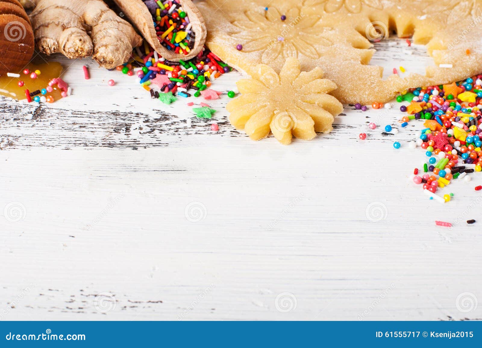 Background Baking. Ingredients for Ginger Cookies Stock Image - Image ...
