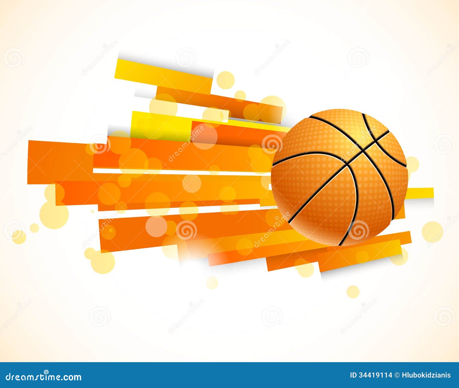 Background with ball stock vector. Illustration of bright - 34419114