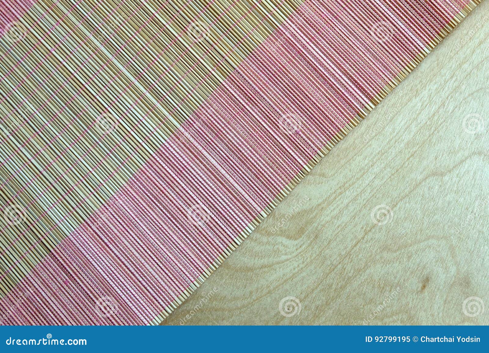 Background of Bamboo Mat Plate, Colorful Pattern, Bamboo Texture, Blank ...