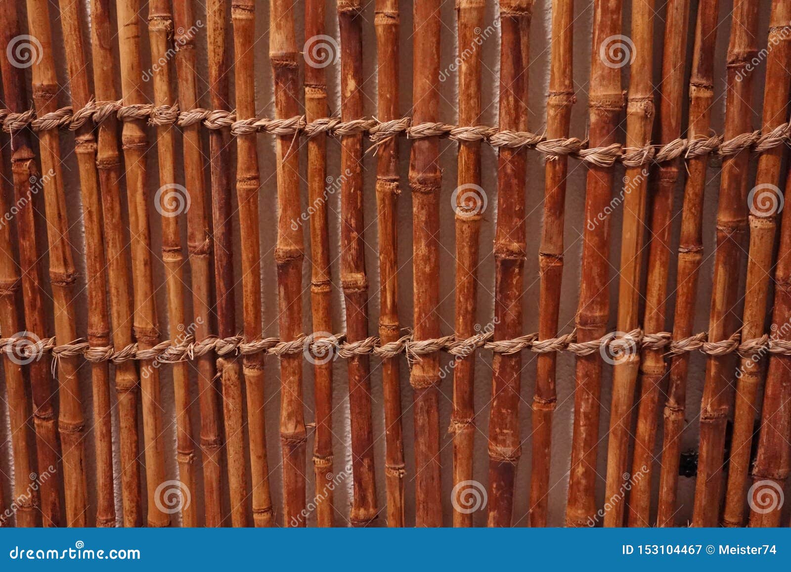 Background bamboo and rope stock image. Image of fixed - 153104467