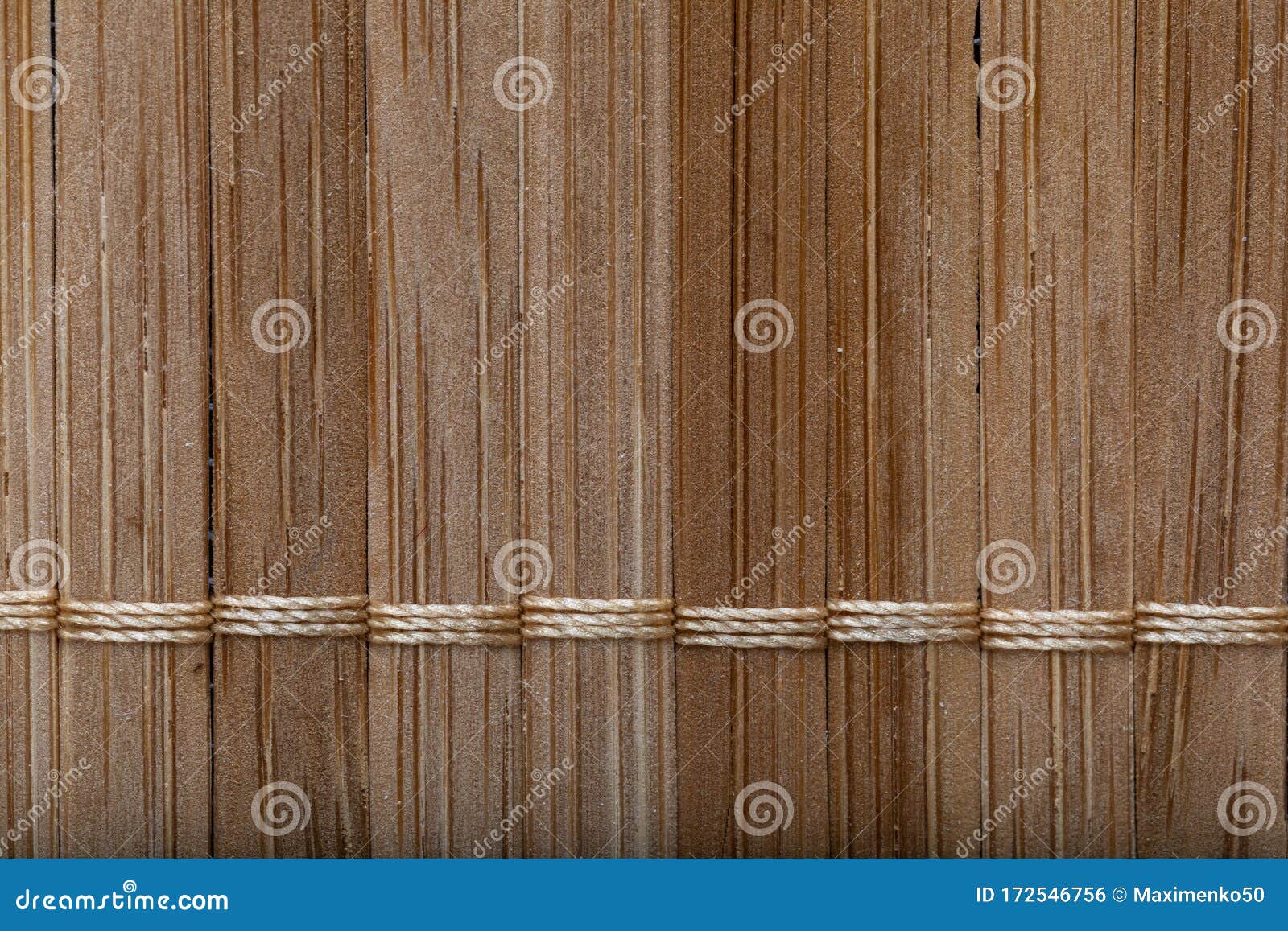 Background Bamboo Sticks with Thread Uniting. Texture of Straw Mat ...