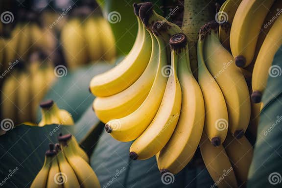 Background - Bananas (AI Generated) Stock Illustration - Illustration ...