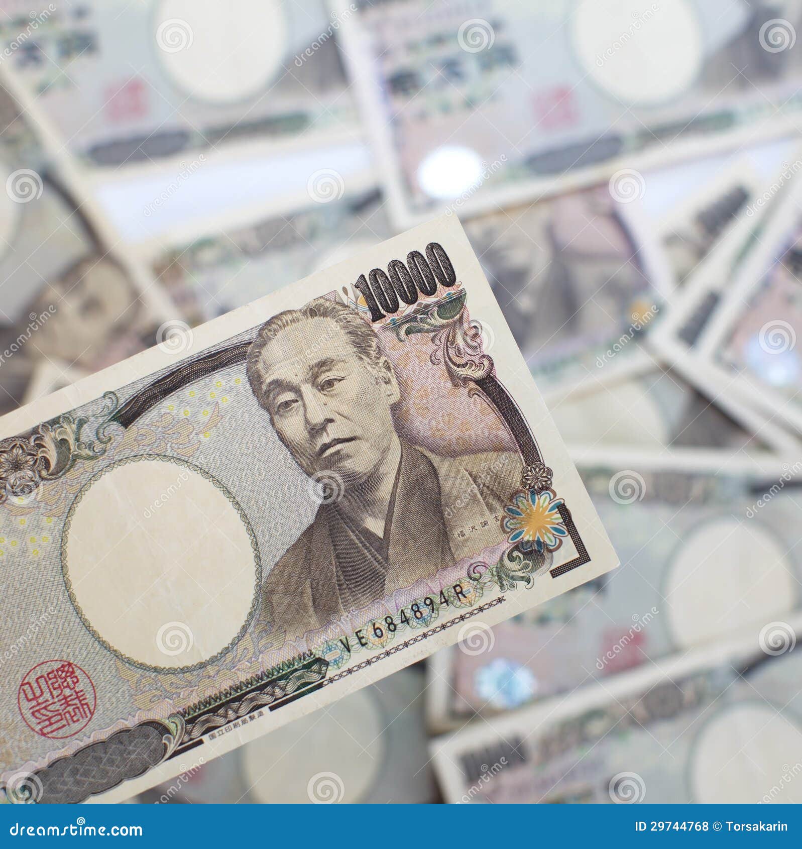 Japanese yen stock photo. Image of nippon, colorful, note - 29744768