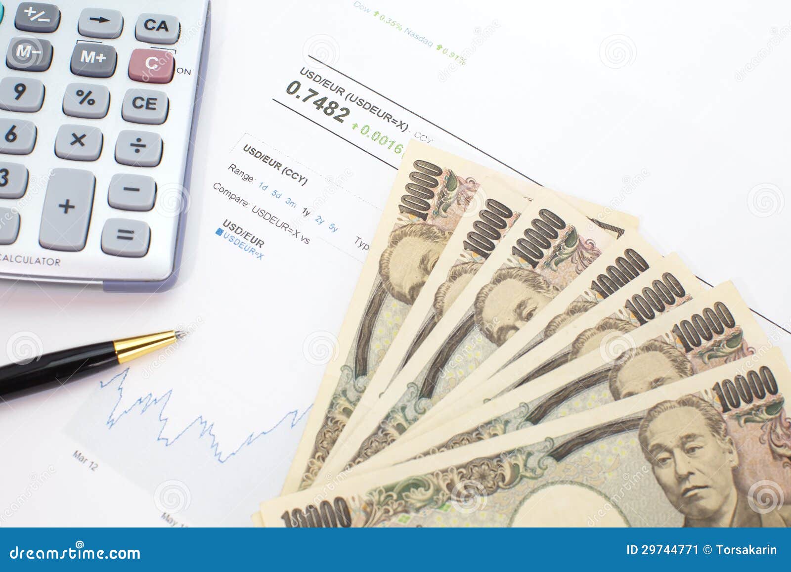 Japanese yen stock image. Image of japanese, background - 29744771