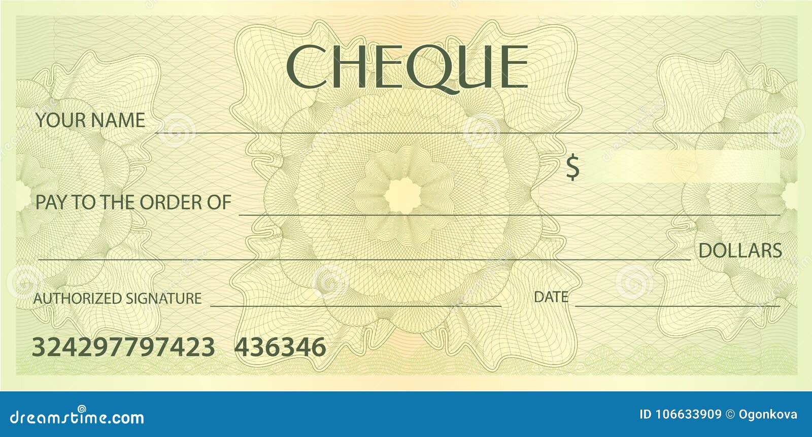 Check Cheque, Chequebook Template. Guilloche Pattern with Watermark ... Check Cheque, Chequebook Template. Guilloche Pattern with Watermark ...