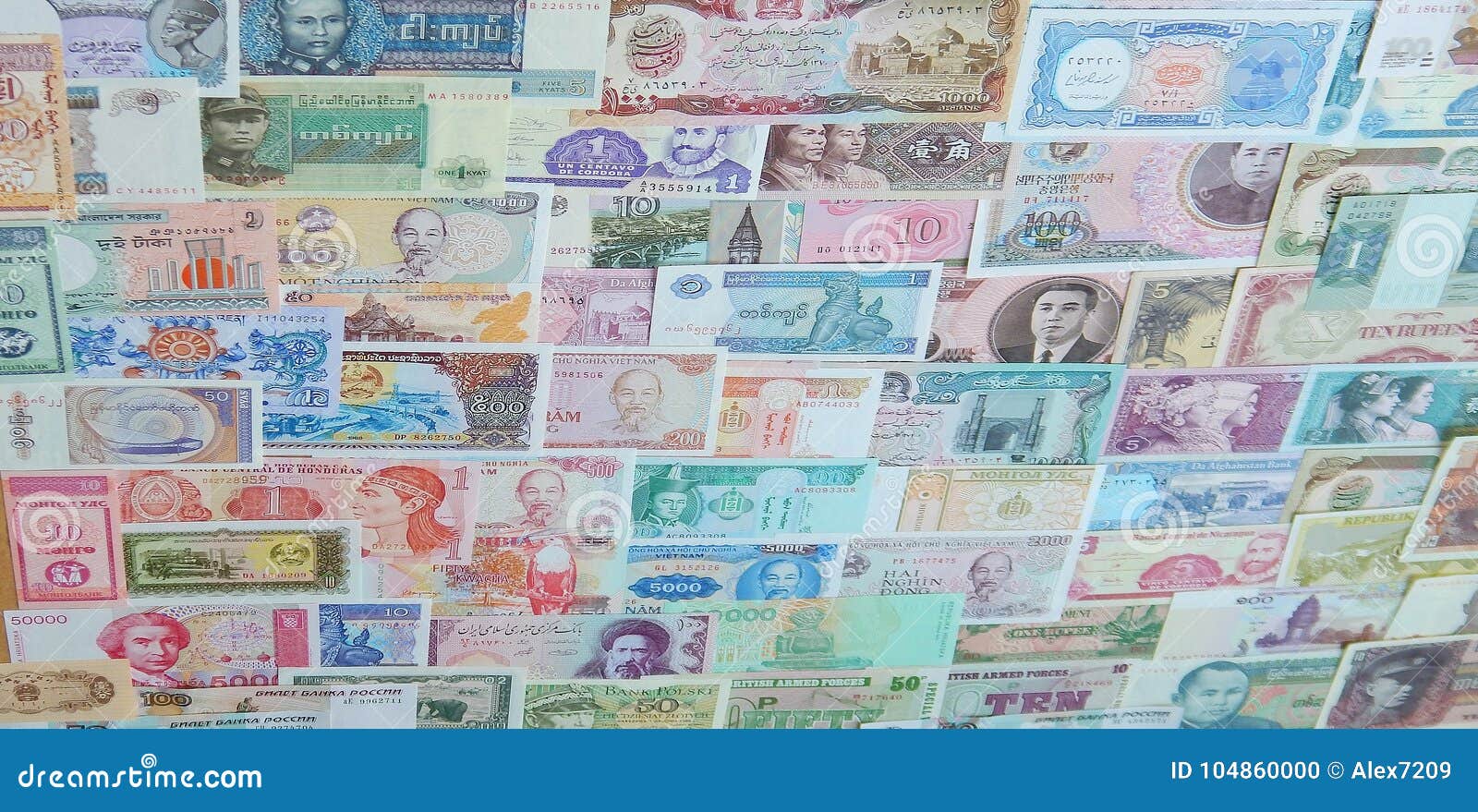 Background of Banknotes of the World Paper Money Editorial Image ...