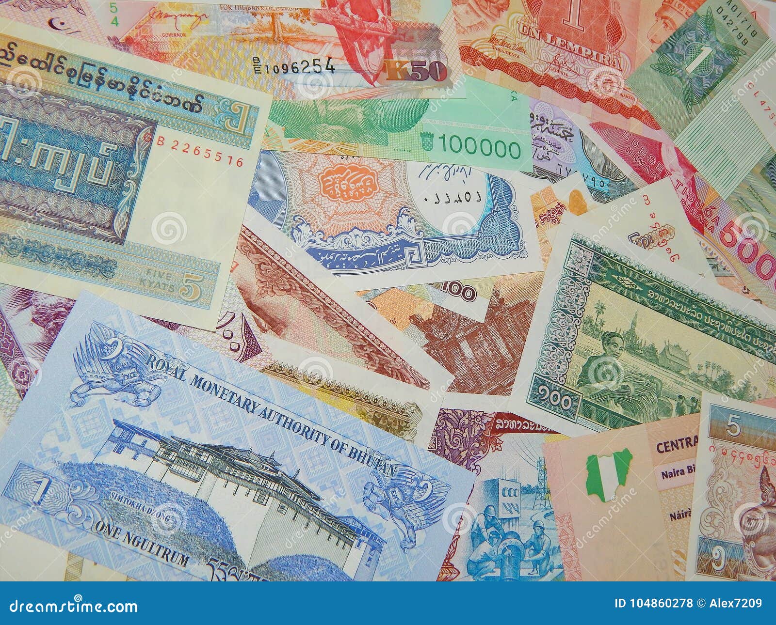 Background of Banknotes of the World Paper Money Editorial Stock Photo ...