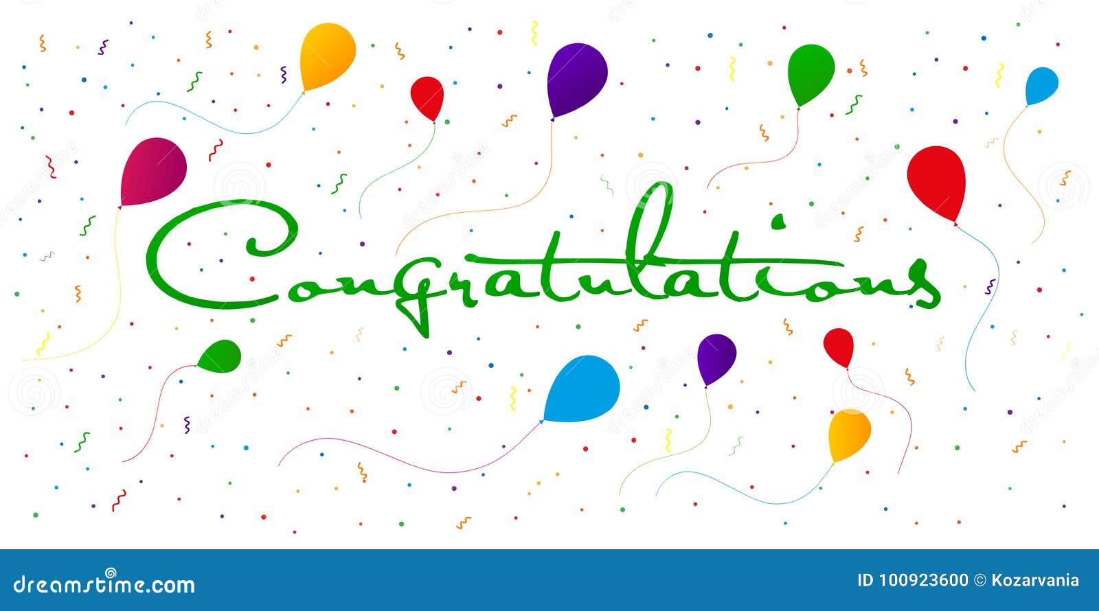 Background Banner Congratulations Stock Vector - Illustration of class ...