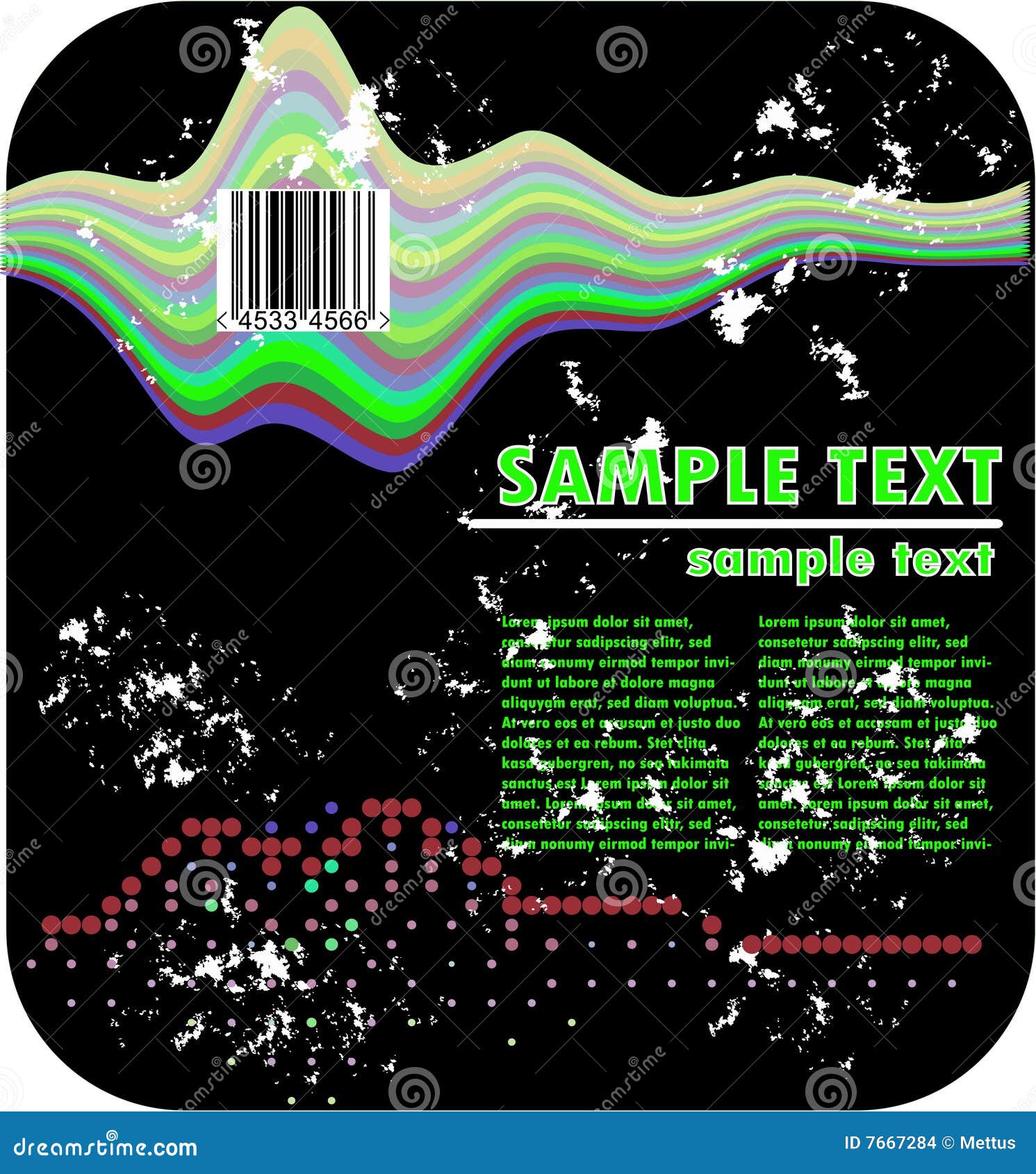 Background and barcode stock vector. Illustration of halftone - 7667284