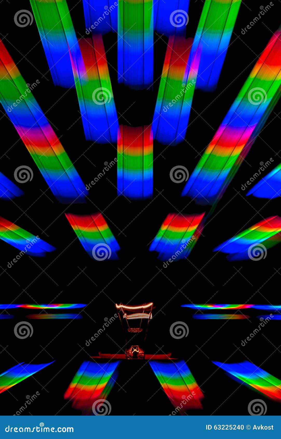 Background Based on a Photograph of the Diffraction Spectral ...