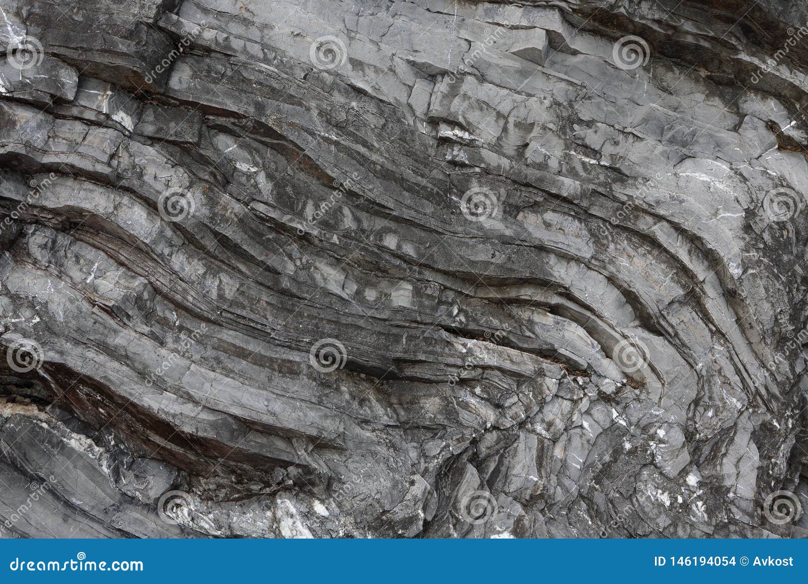 Background on the Basis of the Texture of Rock. Black and Gray Stone ...