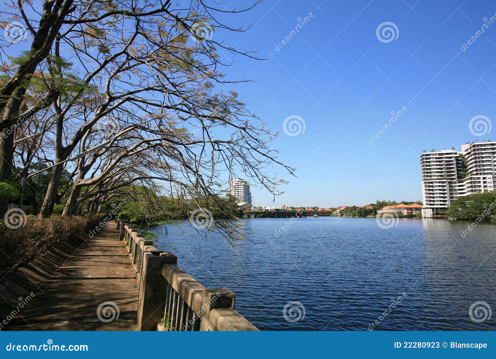 Background: Beautiful Riverside Landscape Stock Image - Image of ...